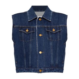 Jil Sander Denimweste - - Jackets - Damen - Blau - L