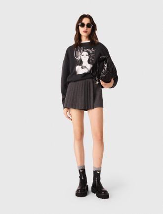Maje Sweatshirt Maje X Céline Dion - Grau - Maje