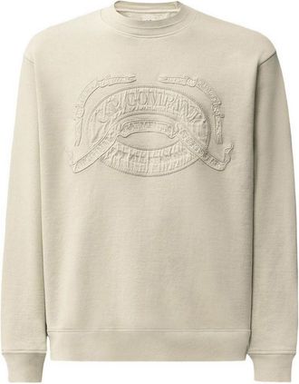 C.P. Company C. P. Company Pull Col Rond - Vert Clair