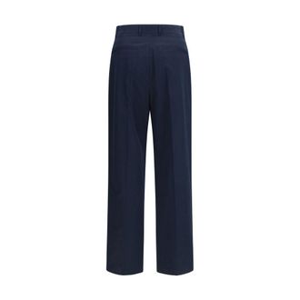Valentino Mens Blue Cotton Casual Pants