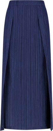 Issey Miyake Pleated Midi Skirt