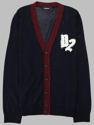 Dsquared2 Wool Cardigan - Black