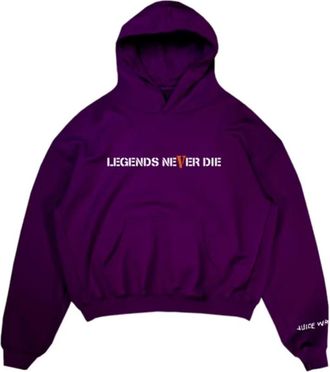 Vlone Vlone, Herren, Sweatshirts & Hoodies, Lila, LGröße