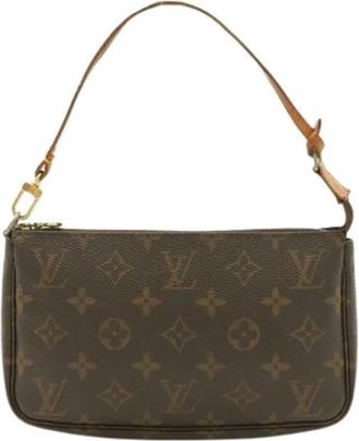 Louis Vuitton Pre-owned Monogram Canvas Pochette - Femme - Pre-owned - Brun - Taille: ONE Size