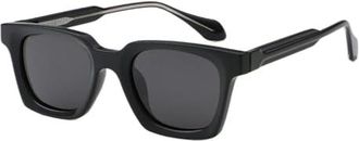 Generic Lunettes De Soleil R&eacute;tro Carr&eacute;es For Hommes Et Femmes, Id&eacute;ales For Les F&ecirc;tes En Ext&eacute;rieur Et La Photographie De Rue.(Black)