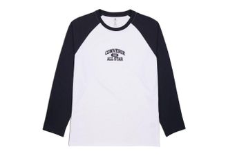 Converse Langarmshirt MENS CONVERSE PREMIUM LONG-SLEEVE RAGLAN T-SHIRT