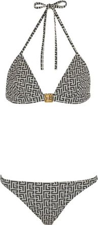 Balmain Femme, Maillots de bain, Gris, Taille: 34 FR &Eacute;l&eacute;gante Veste en Cuir Noir