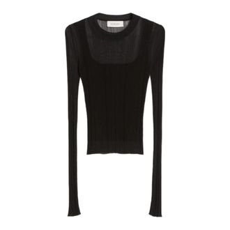 Sportmax Buono Trompe-loeil Pullover - - Tops - Damen - Schwarzk - S
