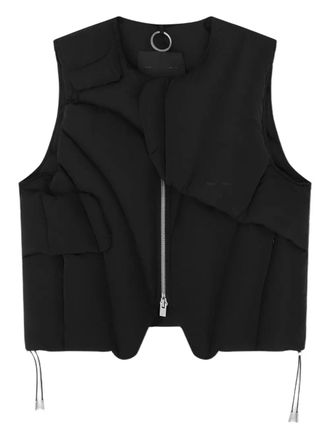 Heliot Emil gilet à design matelassé - Noir