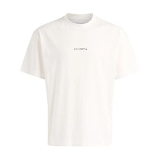 C.P. Company 30/1 Jersey Kurzarm - - Tops - Herren - Wei&szlig; - L