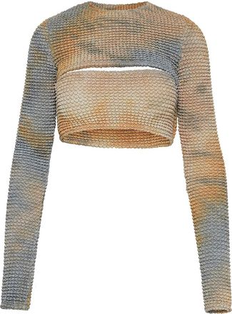 Off-white Top - Braun