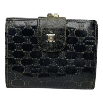 Celine Pre-owned Vintage Leder Portemonnaie - - Pre-owned - Damen - Schwarzk - ONE SIZE
