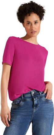Street One Damen Strick T-Shirt A321495, Magnolia Pink, 36
