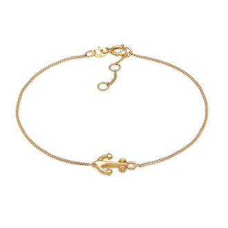 Elli Armband - Armband Anker Maritim Ocean Skipper 585er Gelbgold - Gr. 16 CM - in Gold - für Damen