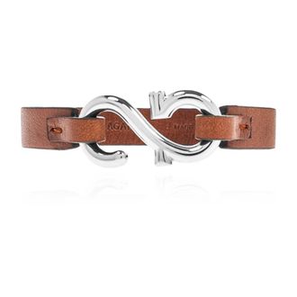 Ferragamo Lederarmband - - Accessories - Herren - Braun - S