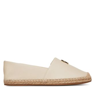 Tommy Hilfiger Espadrilles Tommy Hilfiger Th Logo Leather Espadrille FW0FW08540 Beige