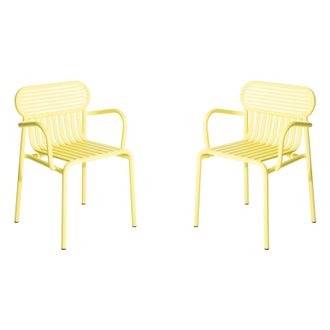 PETITE FRITURE Chaise Week-end avec accoudoirs - Set de 2 Petite friture