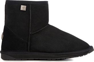 Emu Australia Mens Platinum Stinger Mini Sheepskin Boot, Black, Size 43