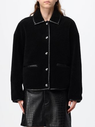 Anine Bing Kurze Fleecejacke im Hemdenstil mit Eingrifftaschen