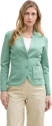 Tom Tailor Damen 1038703 Basic Ottoman Blazer mit Taschen, 13010 - Faded Green, XXS