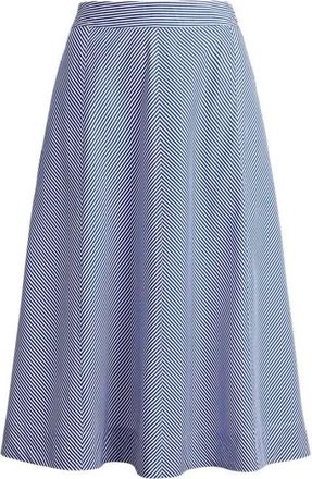 Ralph Lauren Femme, Jupes, Bleu, Taille: 38 FR Midi Skirt