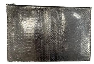 Tom Ford Grey snake skin document holder