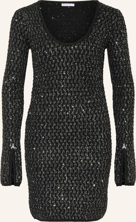 Patrizia Pepe Patrizia Pepe Strickkleid Mit Pailletten silber