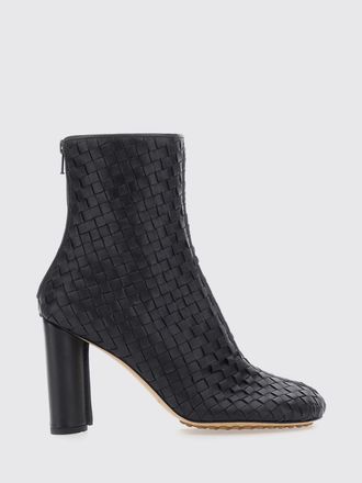 Bottega Veneta Bottines &agrave; talon haut Cherry en cuir Intrecciato