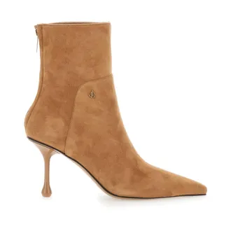 Jimmy Choo London Femme, Chaussures, Beige, Taille: 38 1/2 EU Bottines Cycas &agrave; talon haut
