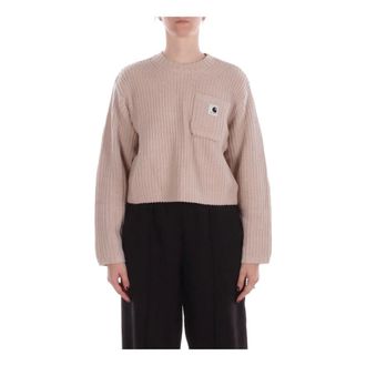 Carhartt Work in Progress Damen, Strickwaren, Beige, SGr&ouml;&szlig;e