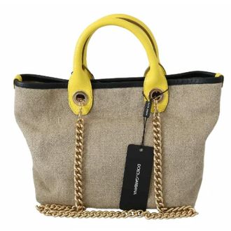 Dolce & Gabbana Pre-owned Stoff schultertasche - - Pre-owned - Damen - Gelb - ONE SIZE