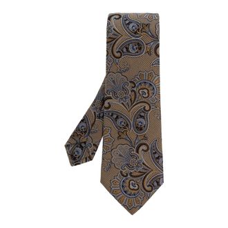 Etro Cravate en Jacquard de Soie - unisex - Accessoires - Bleu - Taille: ONE Size