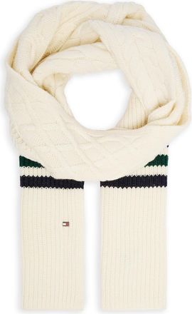 Tommy Hilfiger Schal Tommy Hilfiger AM0AM12831 &Eacute;cru