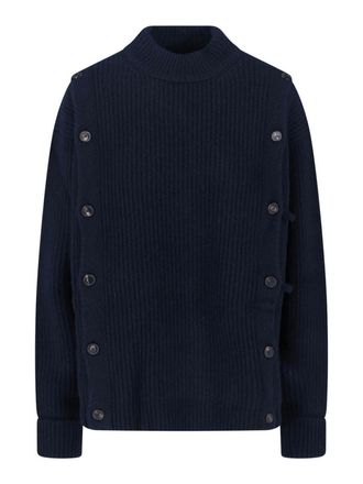 SETCHU Rundhalspullover - Blau