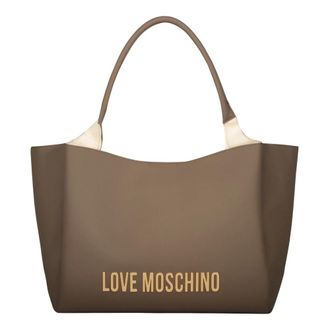 Love Moschino Femme, Sacs, Brun, Taille: ONE Size Logo-Lettering Tote Bag