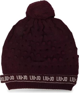 Liu Jo Femme, Accessoires, Rouge, Taille: ONE Size Wool Beanie
