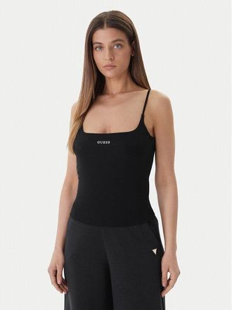 Guess Top V6GP18 K3470 Schwarz Regular Fit