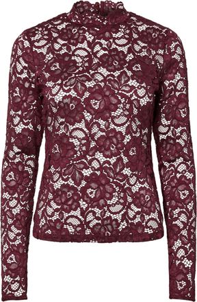 Vero Moda Yaslacey Ls Lace Top S. Noos