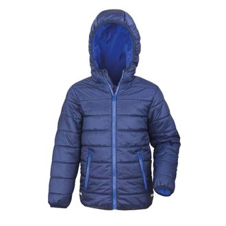 Result Gef&uuml;tterte Kinder Steppjacke/Navy/Royal, XL (152)