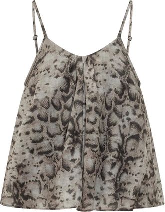 Pinko Pinko, Femme, Tops, Beige, Taille: 42 FR Udine Top