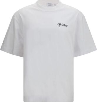 Off-white The Script Skate T-shirt - - Tops - Herren - Wei&szlig; - S