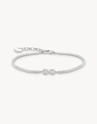 Thomas Sabo Bracelet - Argent&eacute; et blanc