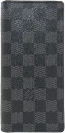 Louis Vuitton Portefeuille long (bi-pli) doccasion - Damier Graphite - Homme - Pre-owned - Gris - Taille: ONE Size