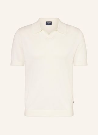 Olymp Strick-Poloshirt weiss