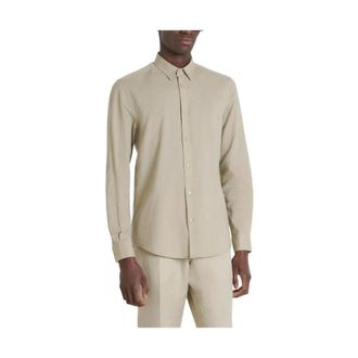 Antony Morato Klassisches Baumwollhemd - - Shirts - Herren - Beige - 2XL