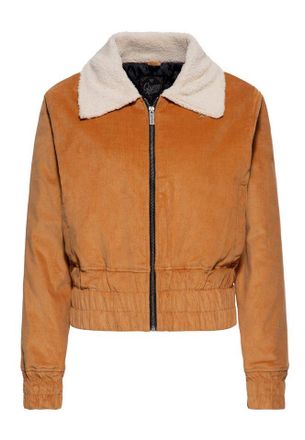 Queen Kerosin Winterjacke (1-St) in Feincord mit Sherpa-Kragen