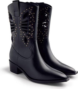 Gioseppo Damen Takaba Oxford-Stiefel, schwarz/weiß, 40 EU