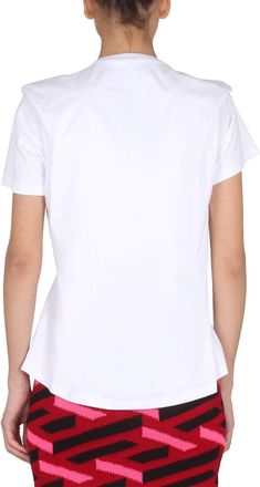 Versace Logo-Printed Cotton T-Shirt - White