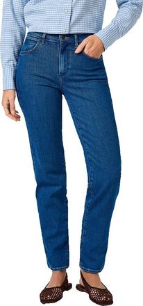 Wrangler Damen Jeans Straight, Straight Fit, Gerades Bein