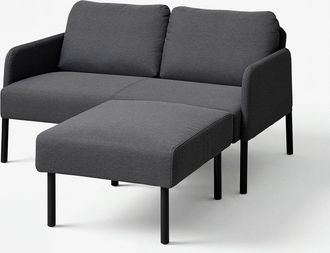 IKEA GLOSTAD 2er-Sofa mit R&eacute;camiere
